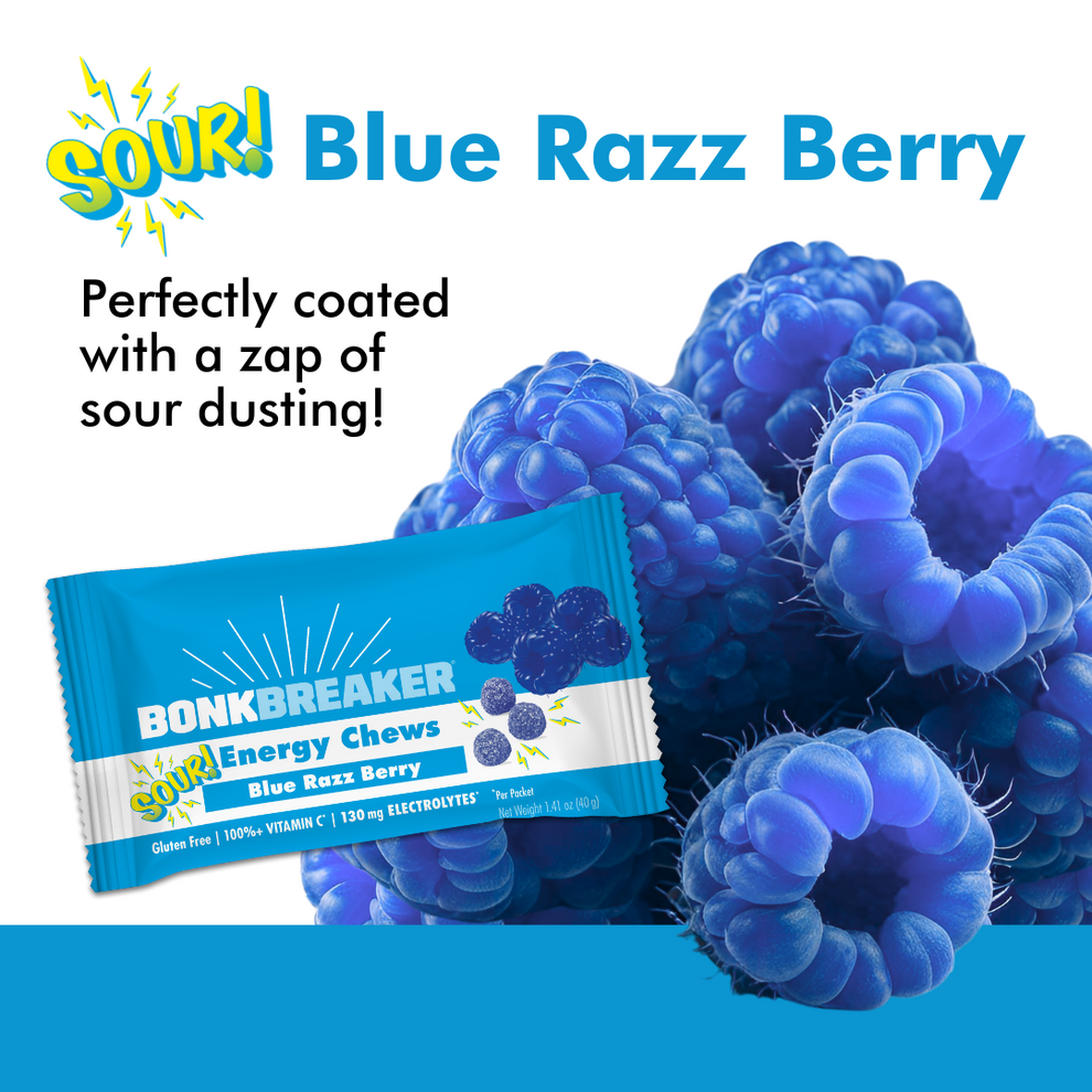 Bonk Breaker Sour Blue Razz Berry Energy Chews